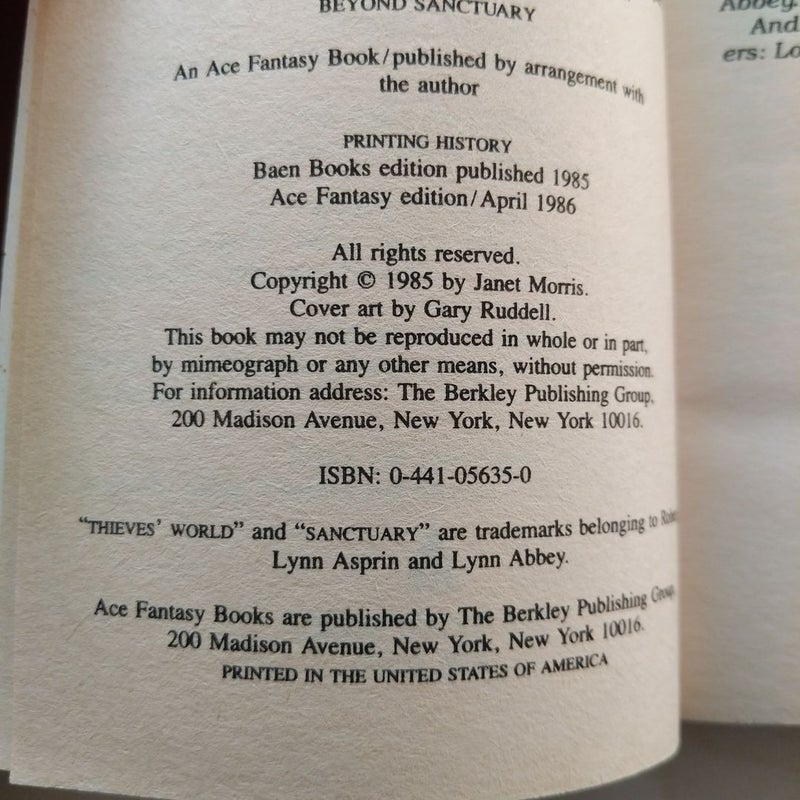 Beyond Sanctuary by Janet Morris