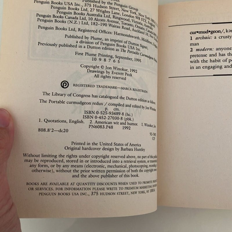 Portable Curmudgeon Bundle Paperback by Jon Winokur, Paperback | Pangobooks