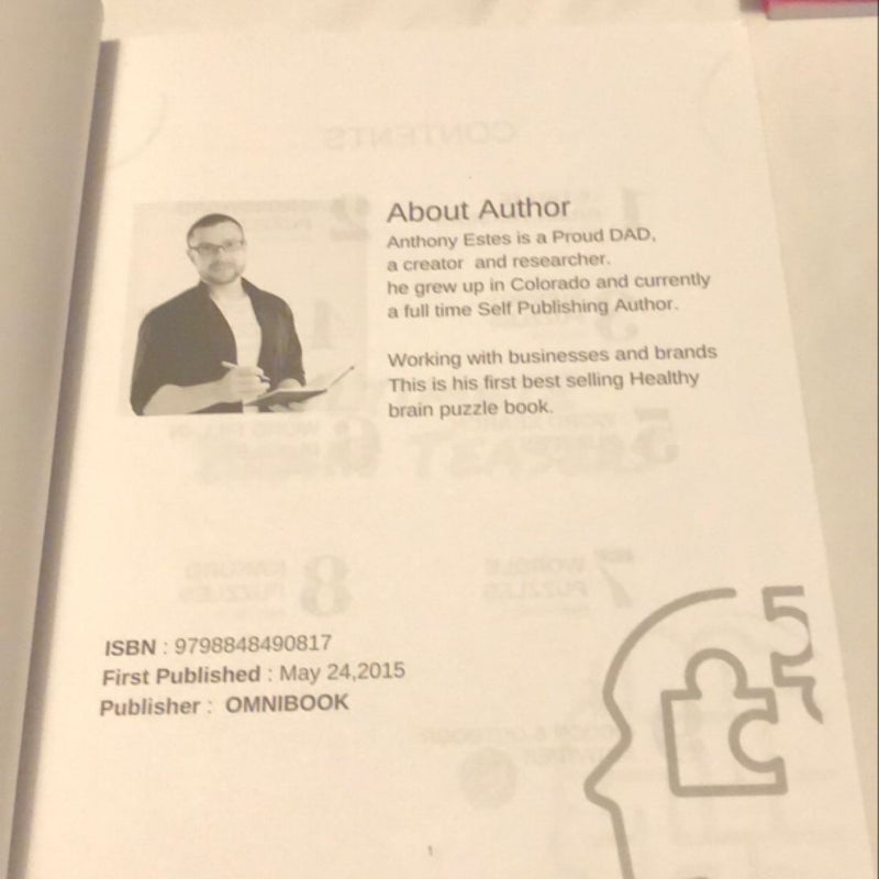 Mixed Puzzles by Anthony Estes : Healthy Brain Activity Book for Adults ...