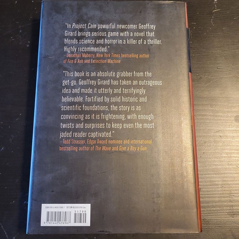 Project Cain by Geoffrey Girard