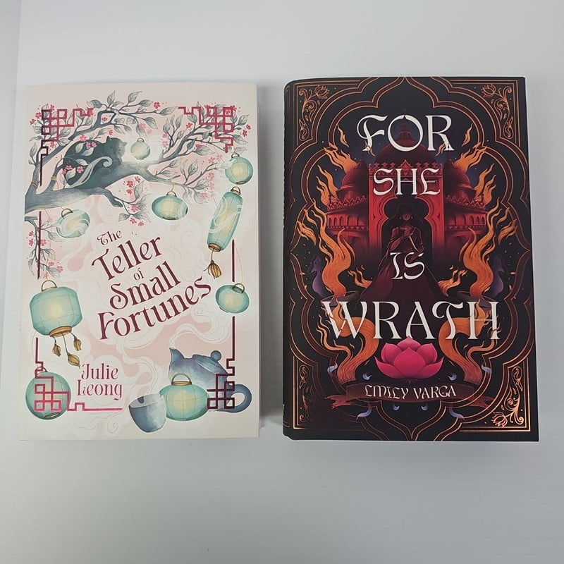 November adult/YA combo the teller of small fortunes& for she is wrath ...