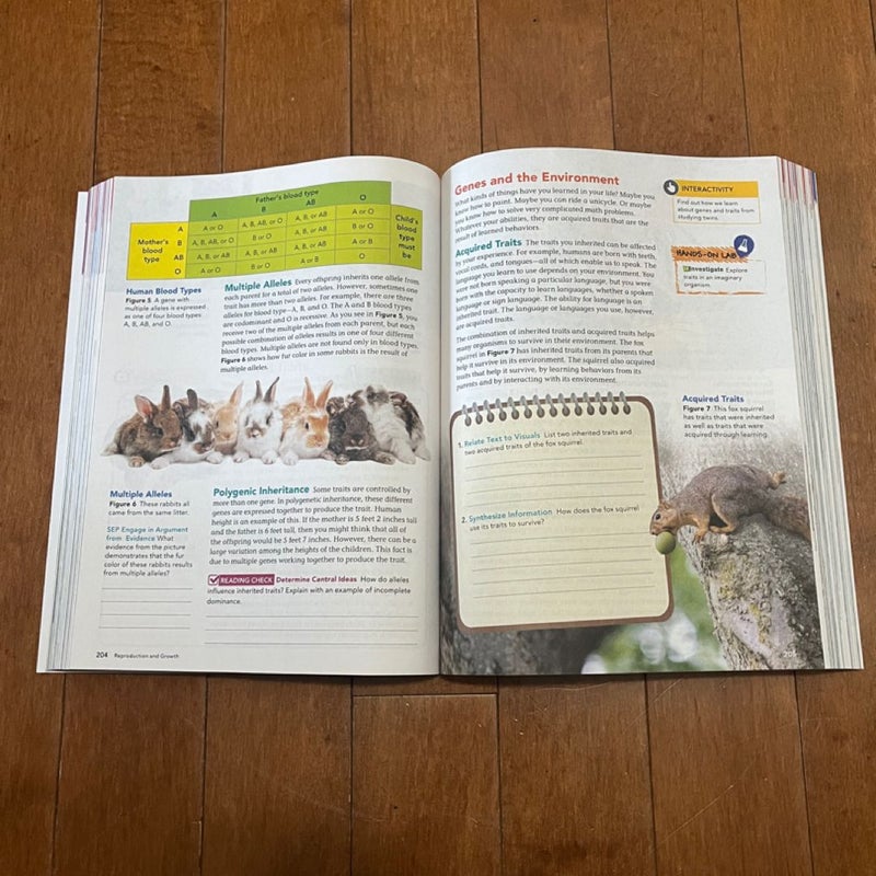 Next Generation Middle Grade Science 2019 Life Student Edition Grade 7 ...