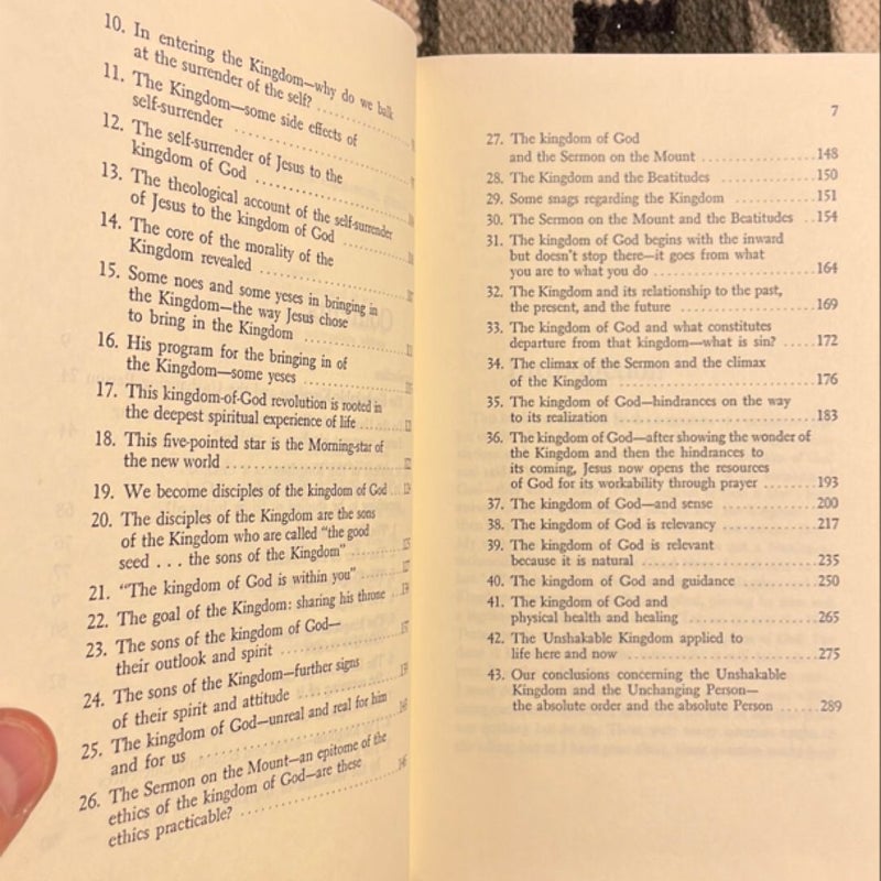 The Unshakable Kingdom and the Unchanging Person by E. Stanley Jones