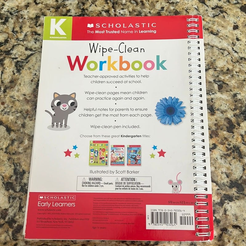 Kindergarten Wipe-Clean Workbook: Scholastic Early Learners (Wipe-Clean ...