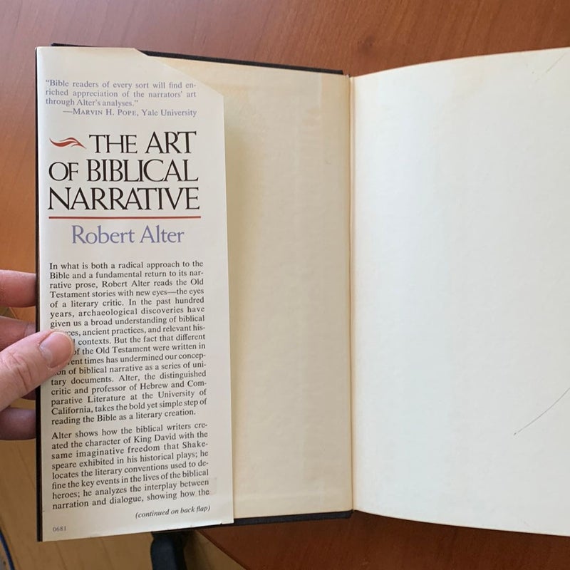The Art of Biblical Narrative by Robert Alter
