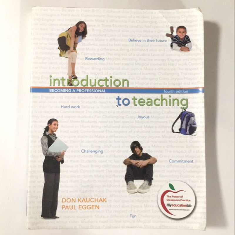 Introduction to Teaching by Don P. Kauchak, Paul D. Eggen