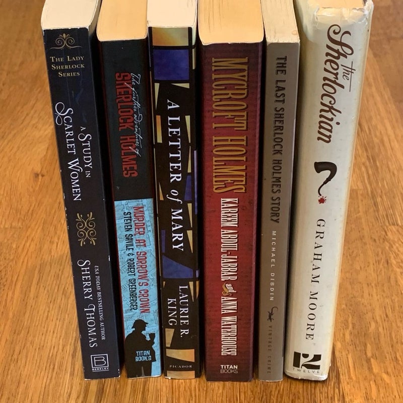 LOT OF 5 Sherlock Holmes Pastiche Novels by Sherry Thomas, Kareem Abdul ...