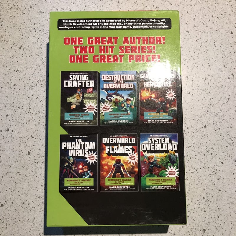 The Gameknight999 vs. Herobrine Box Set by Mark Cheverton, Paperback ...