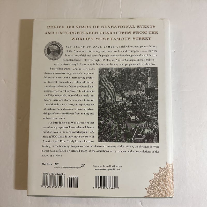 100 Years of Wall Street by Charles R. Geisst, Paperback | Pango Books