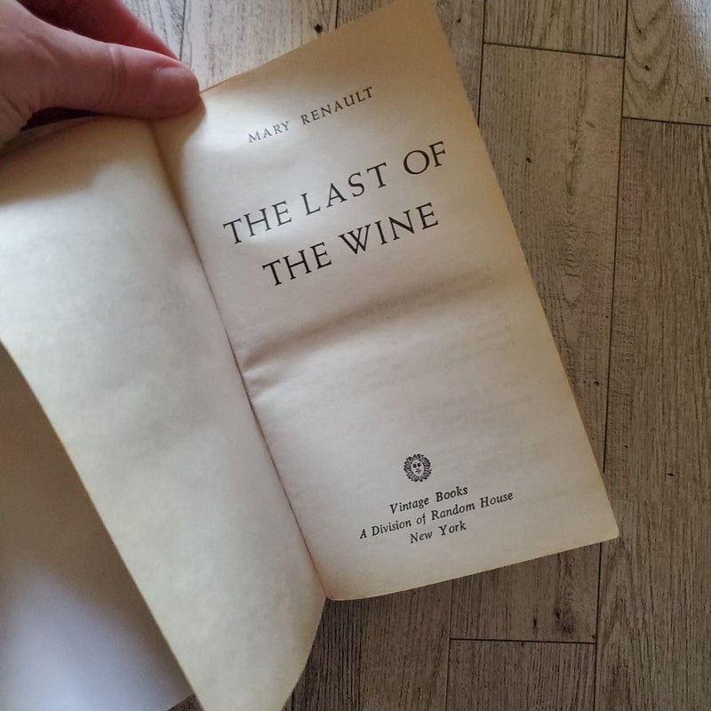 The Last of the Wine by Mary Renault, Paperback | Pangobooks