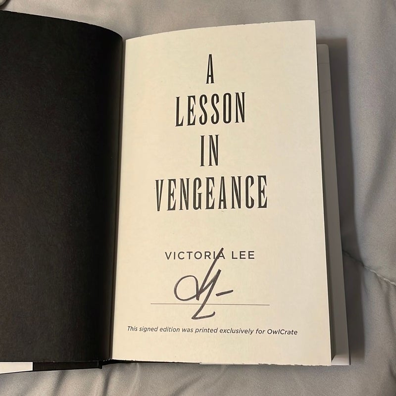 A Lesson in Vengeance by Victoria Lee, Hardcover | Pangobooks