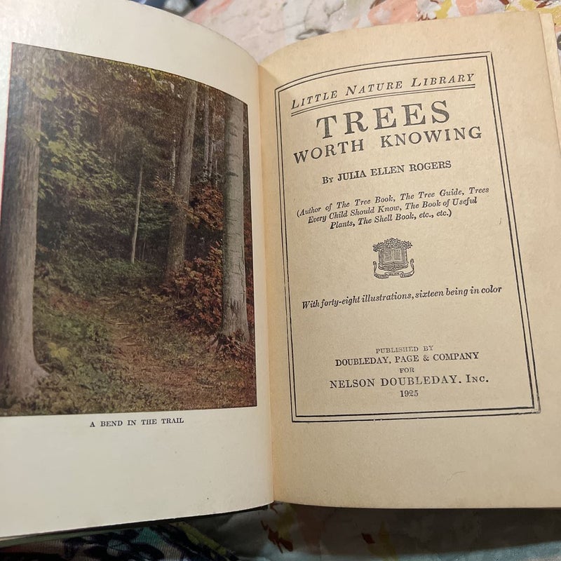 Little Nature Library Trees Worth Knowing