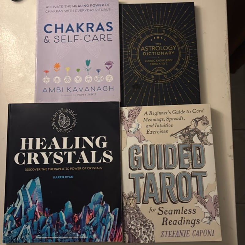 Quartets of books on Chakras, self-care, astrology, Tarot, and Healing ...