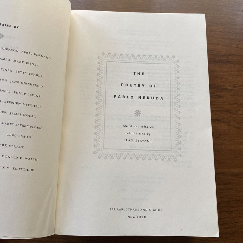 Poetry of Pablo Neruda