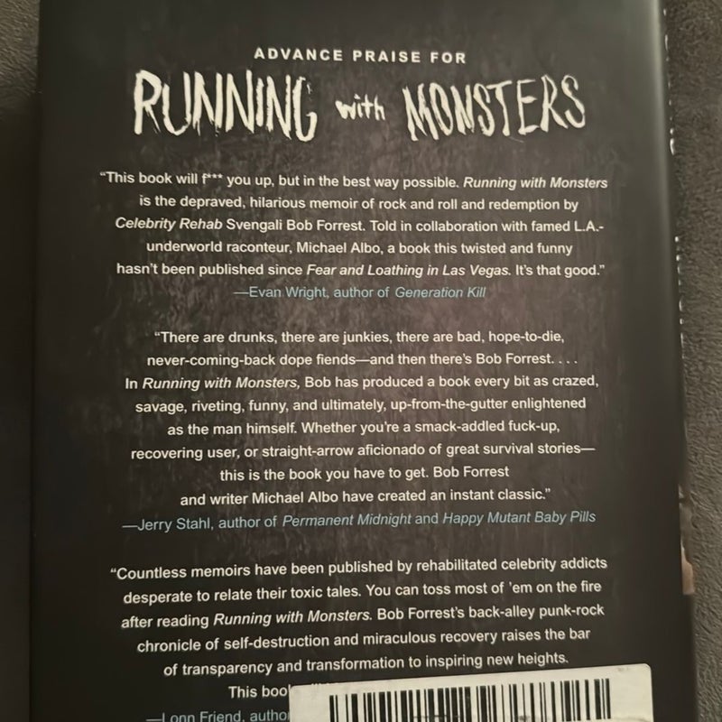 Running with Monsters by Bob Forrest, Hardcover | Pangobooks