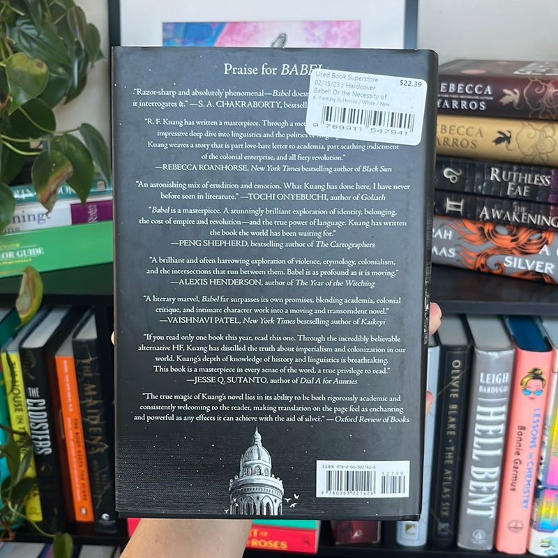 Babel by R. F. Kuang, Hardcover | Pangobooks