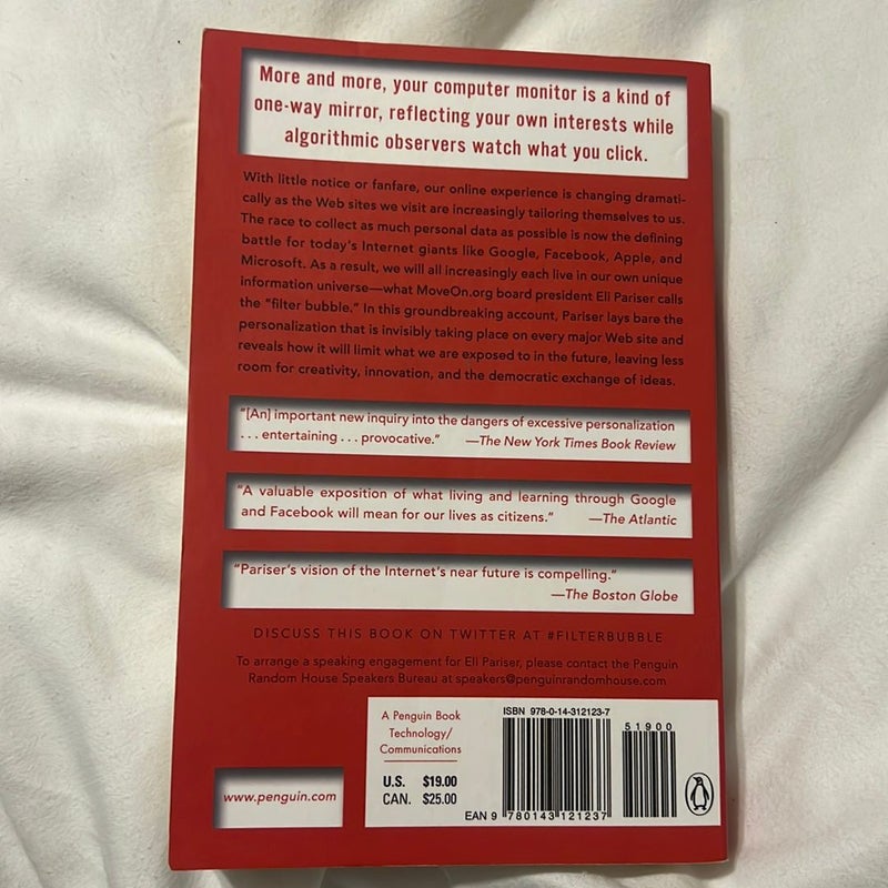 The Filter Bubble by Eli Pariser, Paperback | Pangobooks