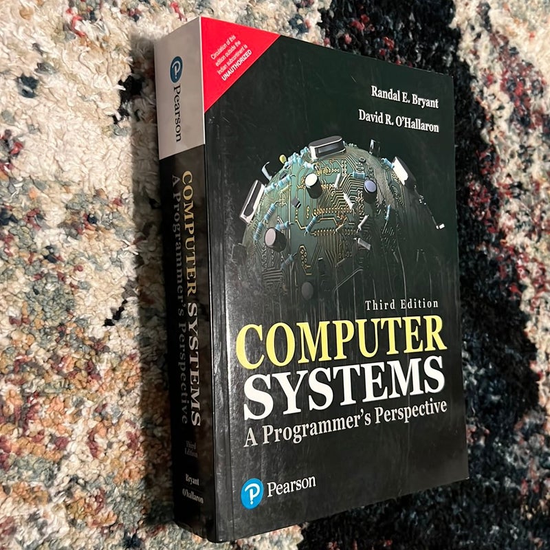 Computer systems by Randal E. Bryant, David R. O’Hallaron, Paperback ...