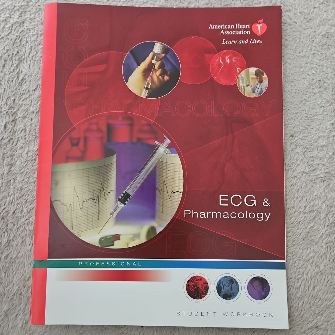 ECG and Pharmacology, Student Workbook by American Heart Association Staff