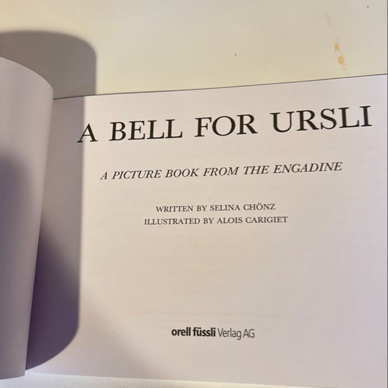 A Bell for Ursli by Selina Chonz, Paperback | Pangobooks