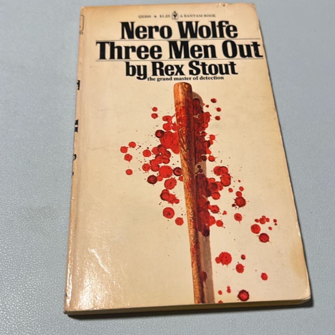 Three men out by Rex stout, Paperback | Pangobooks