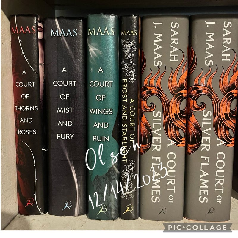 OG ACOTAR Hardcover Set plus B&N And/Or BAM Special Edition ACOSF by ...