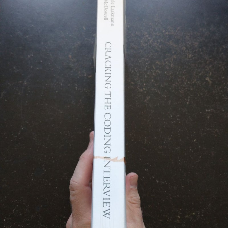 Cracking the Coding Interview, 5th Edition by Gayle Laakmann McDowell