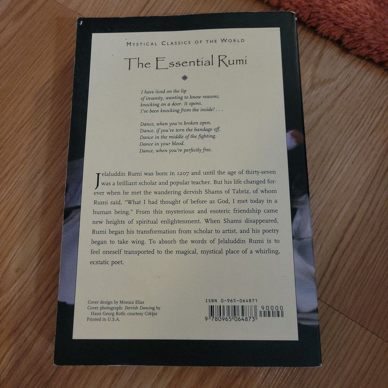The Essential Rumi by Coleman Barks