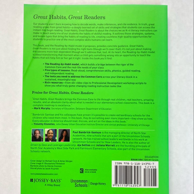 Great Habits, Great Readers by Paul Bambrick-Santoyo, Aja Settles ...