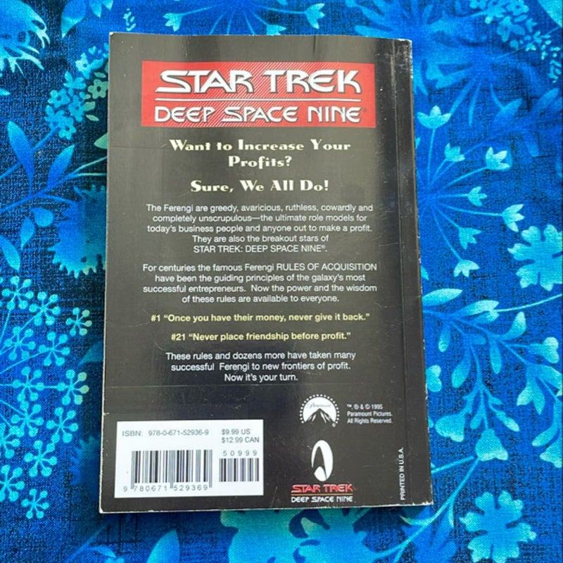 The Star Trek: Deep Space Nine: the Ferengi Rules of Acquisition by Ira ...