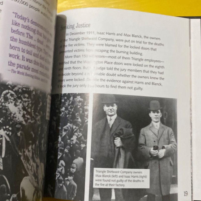 The Triangle Shirtwaist Factory Fire by Steven Otfinoski