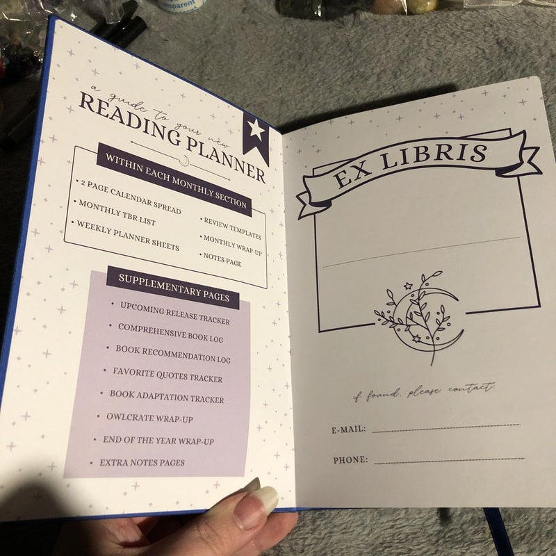 Reading Planner by Owlcrate , Paperback | Pangobooks