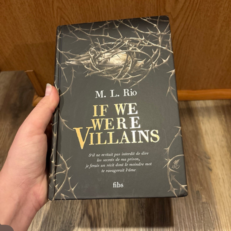 Special Hardback Edition If We Were Villains by M. L. Rio by M. L. Rio ...