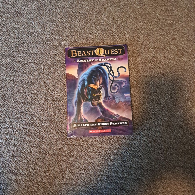 Beast Quest #24: Amulet of Avantia: Stealth the Ghost Panther by Adam Blade