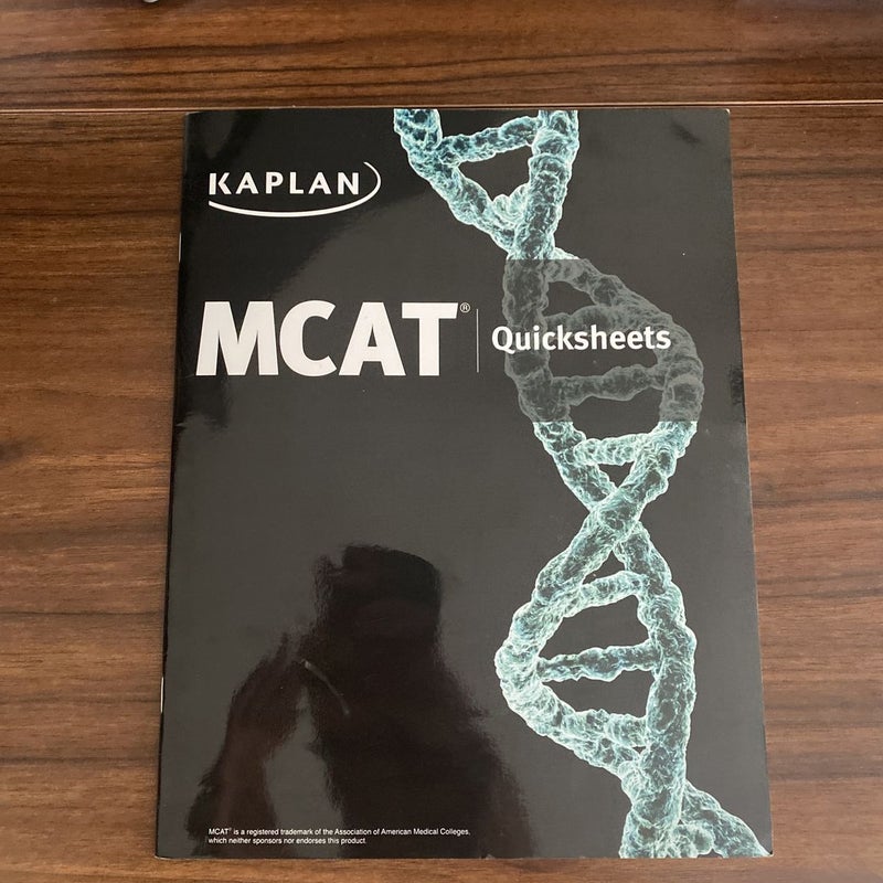 MCAT quicksheets by kaplan, Paperback | Pangobooks