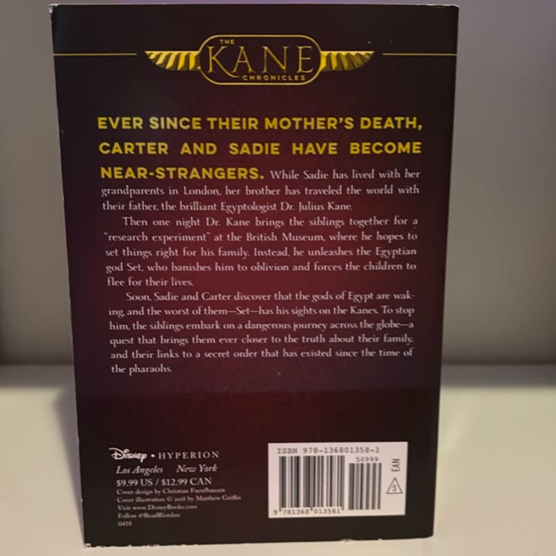 Kane Chronicles, the Paperback Box Set (the Kane Chronicles Box Set ...