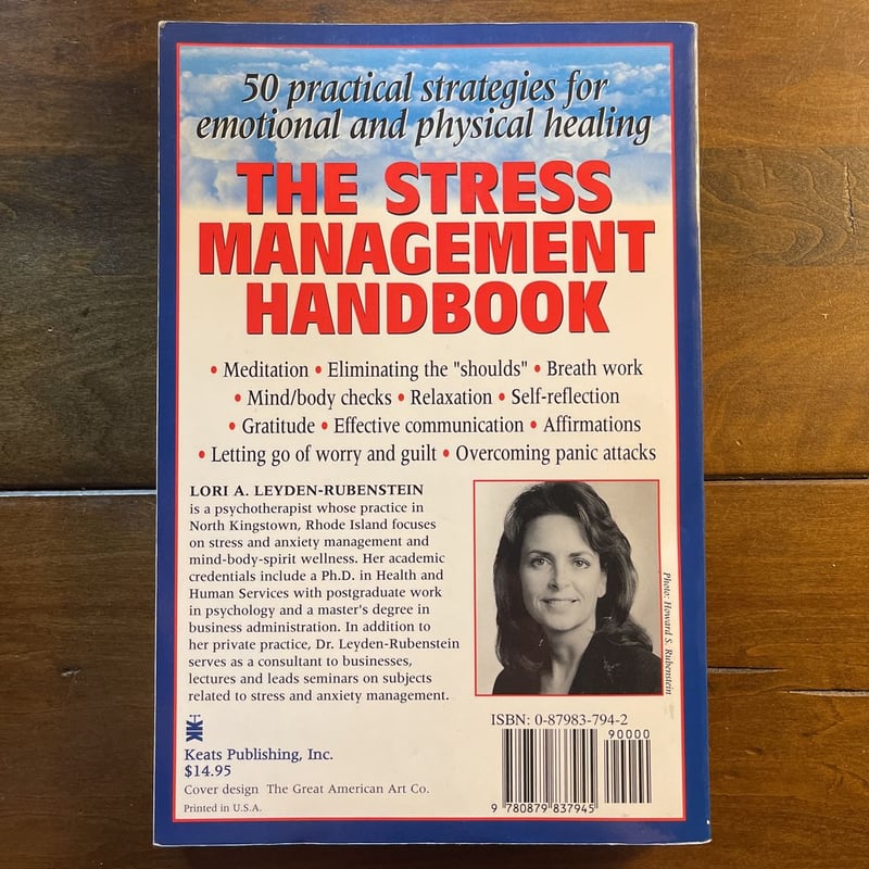 The Stress Management Handbook by Lori Leyden-Rubenstein, Paperback ...