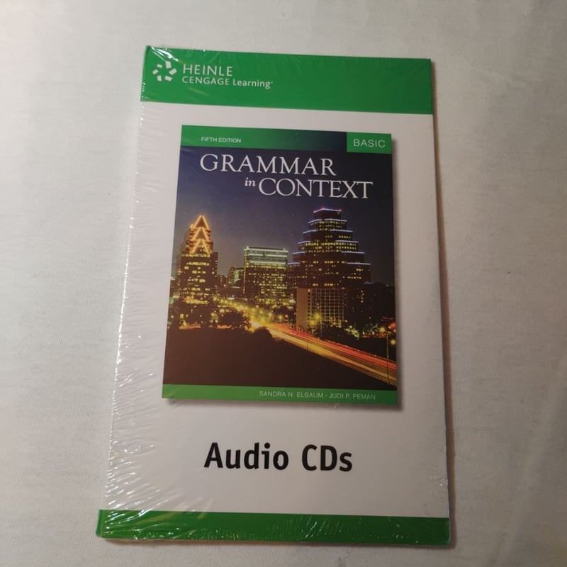 Cengage Heinle Fifth Edition Grammar in Context Basic: 3 Audio CDs by ...