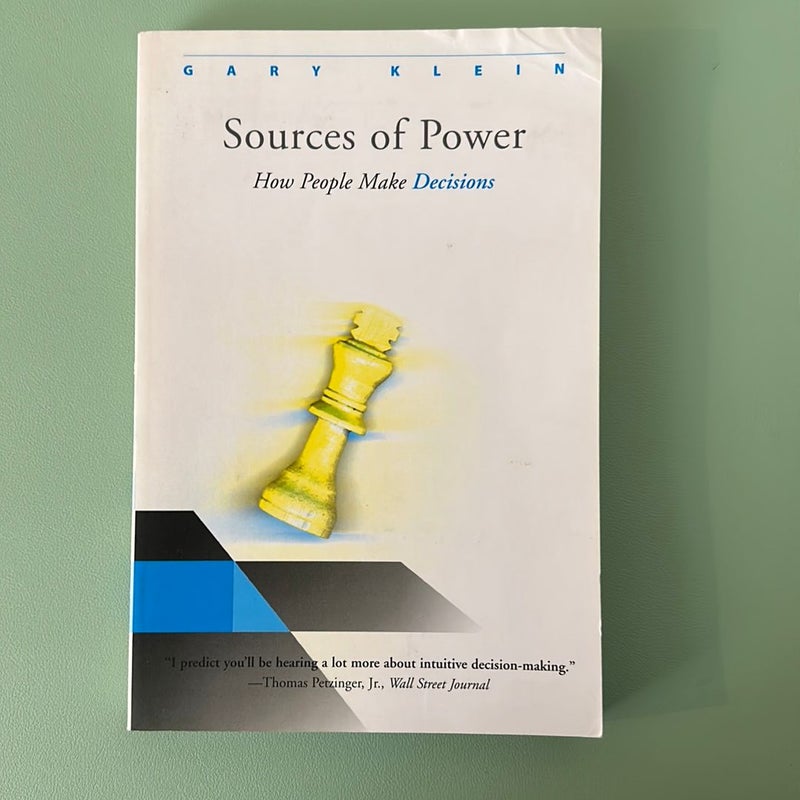 Sources of Power by Gary A. Klein, Paperback | Pangobooks