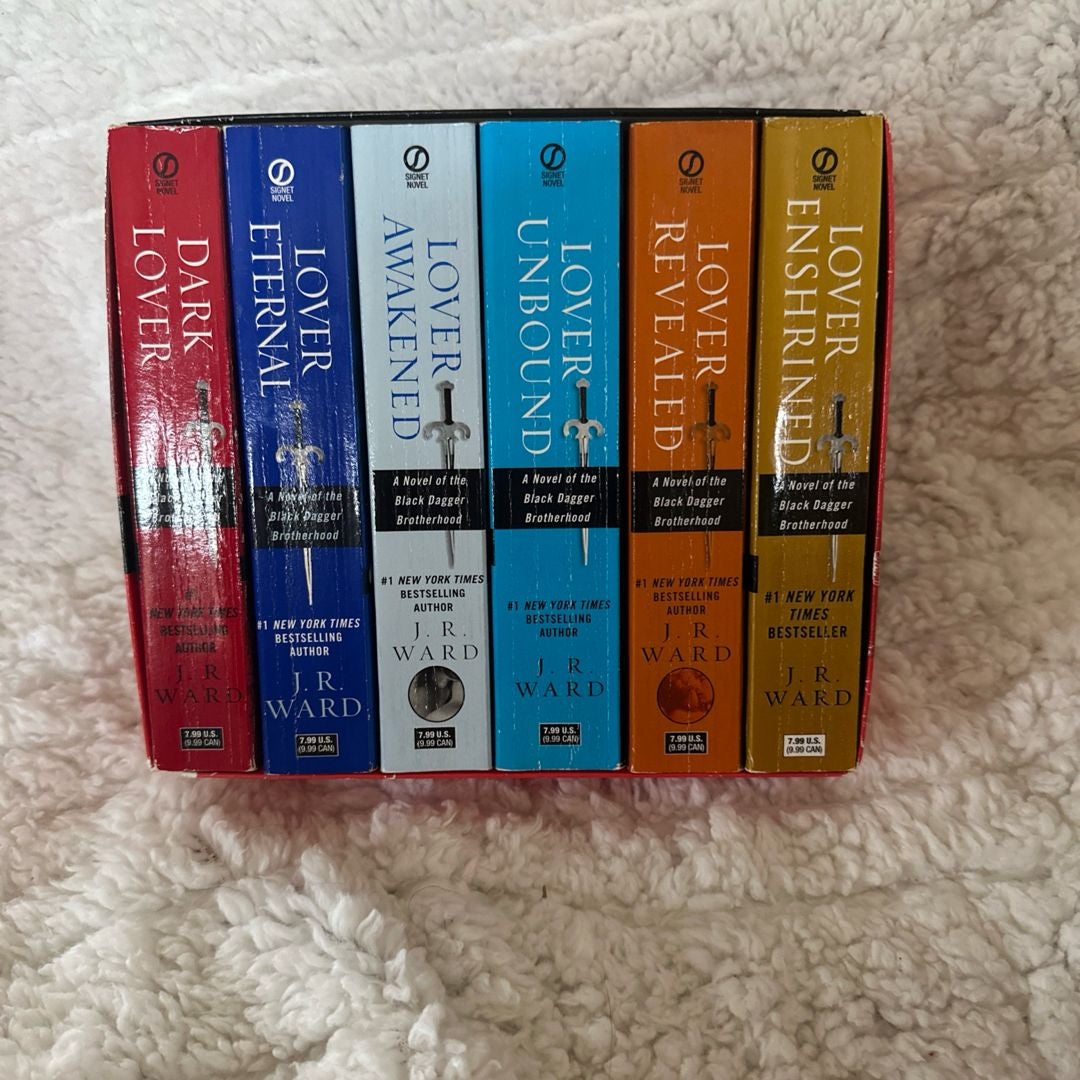 Books 1-6 The Black Dagger Brotherhood by J. R. Ward Boxed Set by J.R ...
