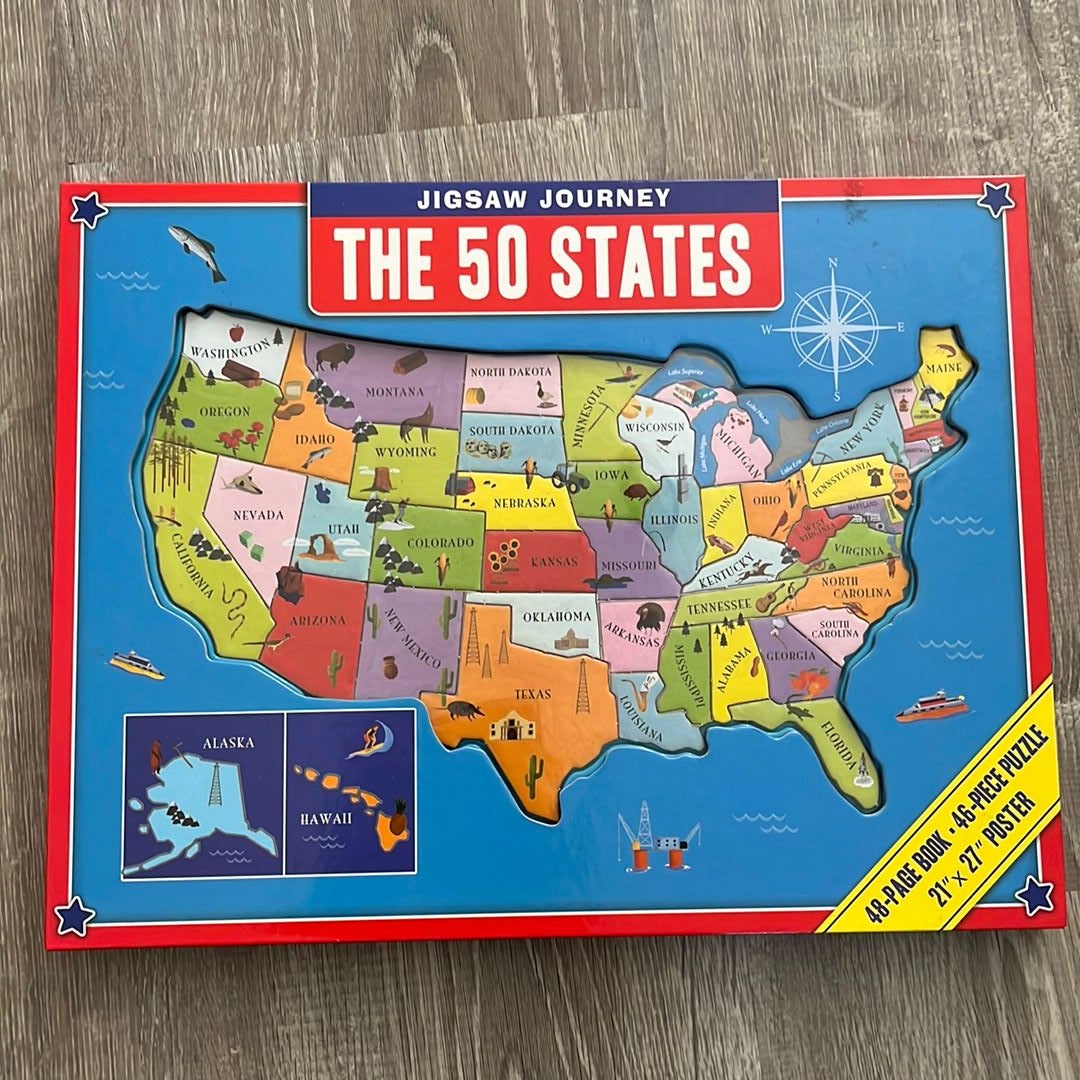 Jigsaw Journey: the 50 States by Michael Teitelbaum