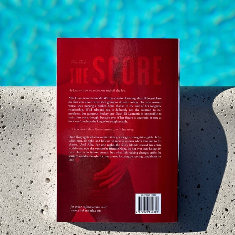 SIGNED Out of Print First Edition THE SCORE by Elle Kennedy, Paperback ...