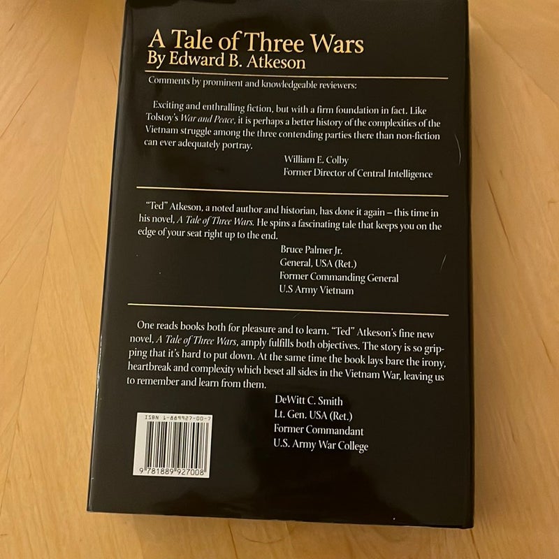 A Tale of Three Wars by Edward B. Atkeson, Hardcover | Pangobooks