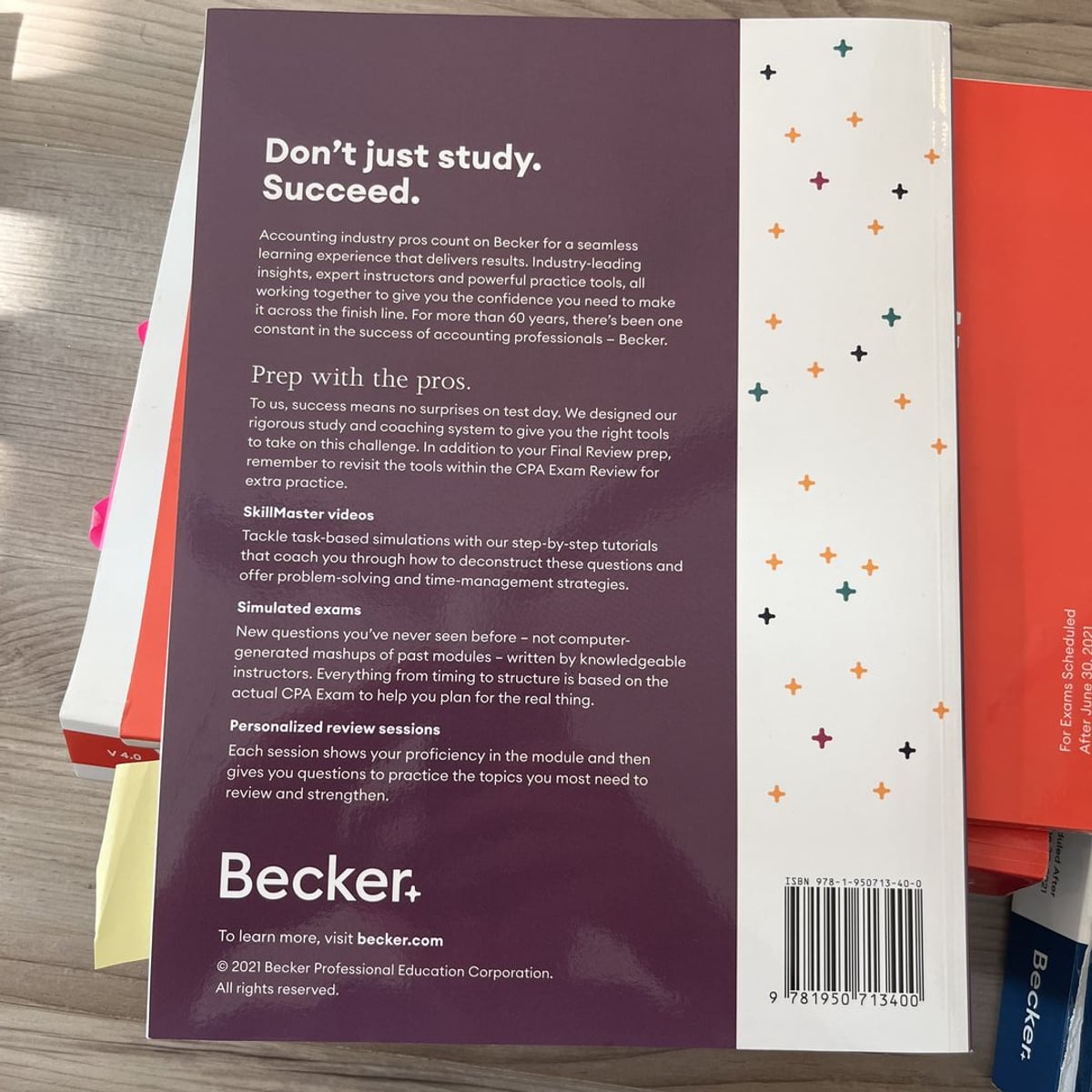 Becker Professional Education CPA Exam Review - V 3. 4 Regulation ...