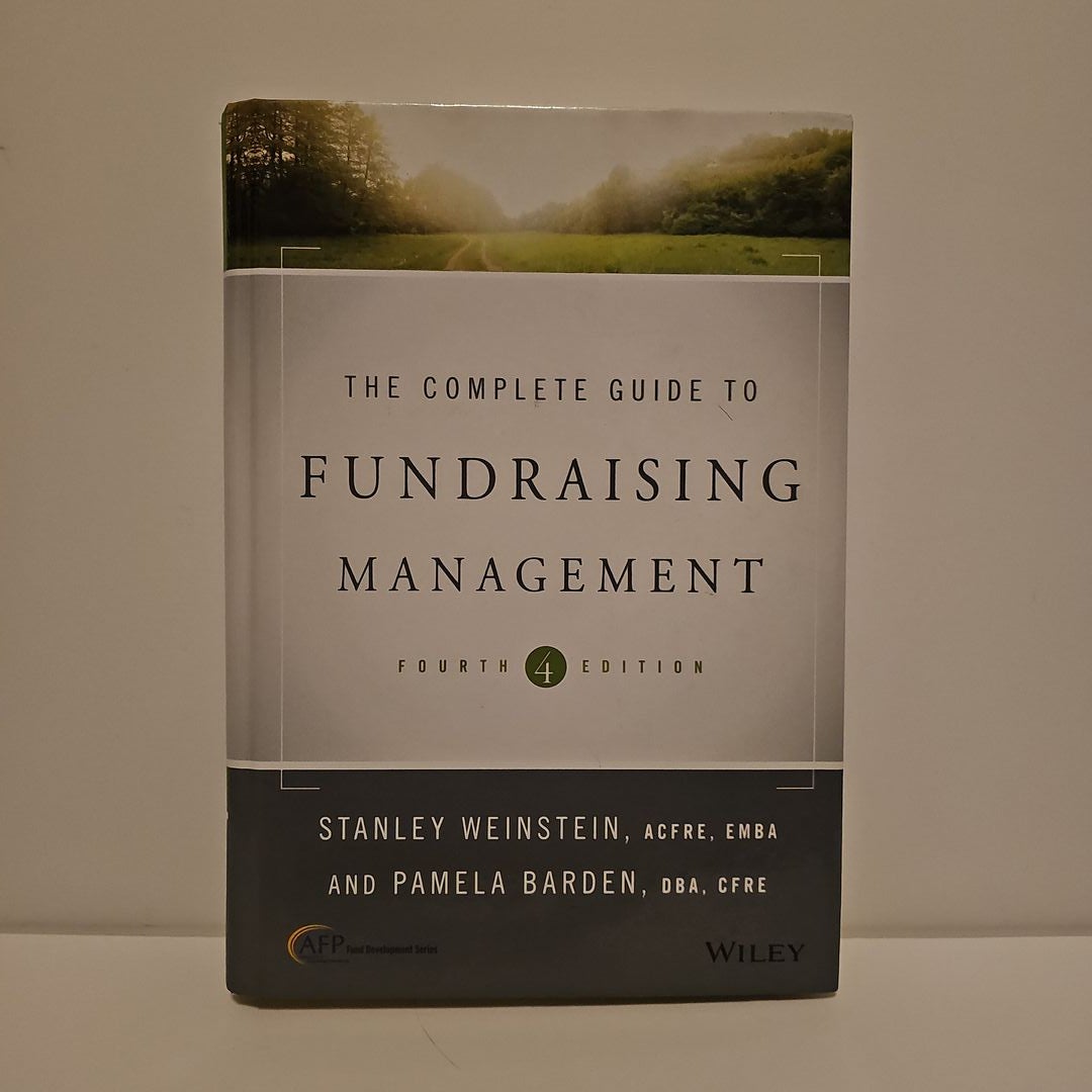 The Complete Guide to Fundraising Management by Stanley Weinstein ...