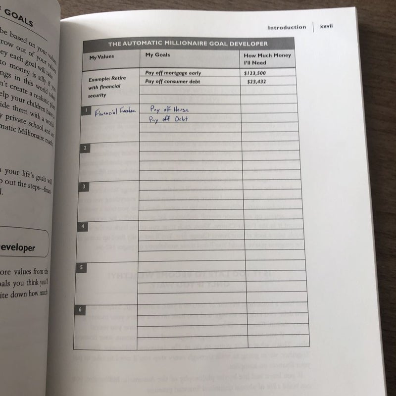 The Automatic Millionaire Workbook by David Bach