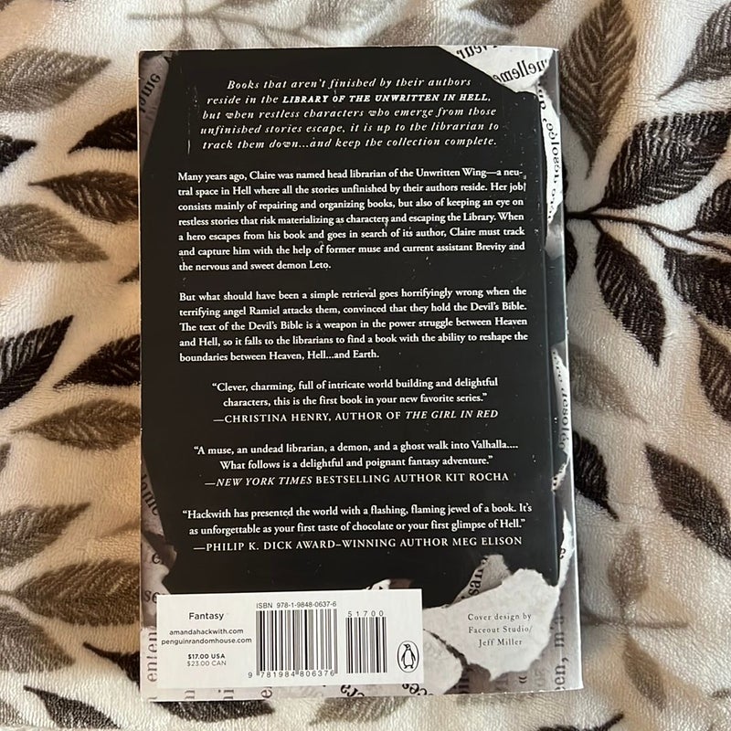 The Library of the Unwritten by A. J. Hackwith, Paperback | Pangobooks The Library of the Unwritten by A. J. Hackwith, Paperback | Pangobooks