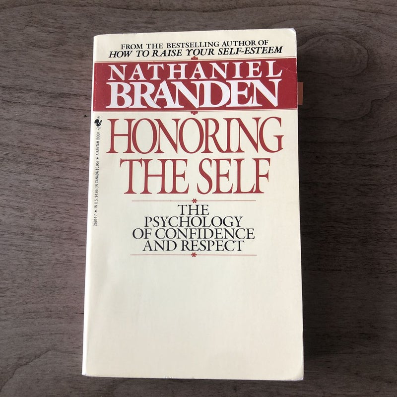 Honoring the Self by Nathaniel Branden, Paperback | Pangobooks