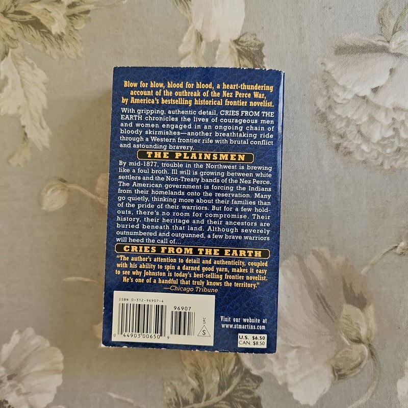 Cries from the Earth by Terry C. Johnston