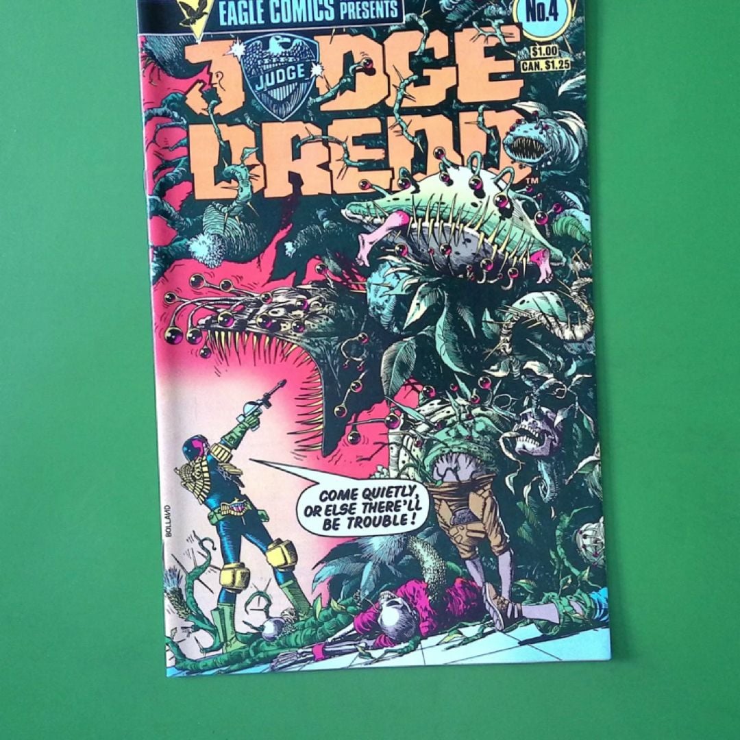 JUDGE DREDD #4 VOL. 1 HIGH GRADE EAGLE COMIC BOOK H41-122 by Eagle ...